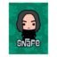 Professor Snape Cartoon Character Art Postcard - Custom Fan Art